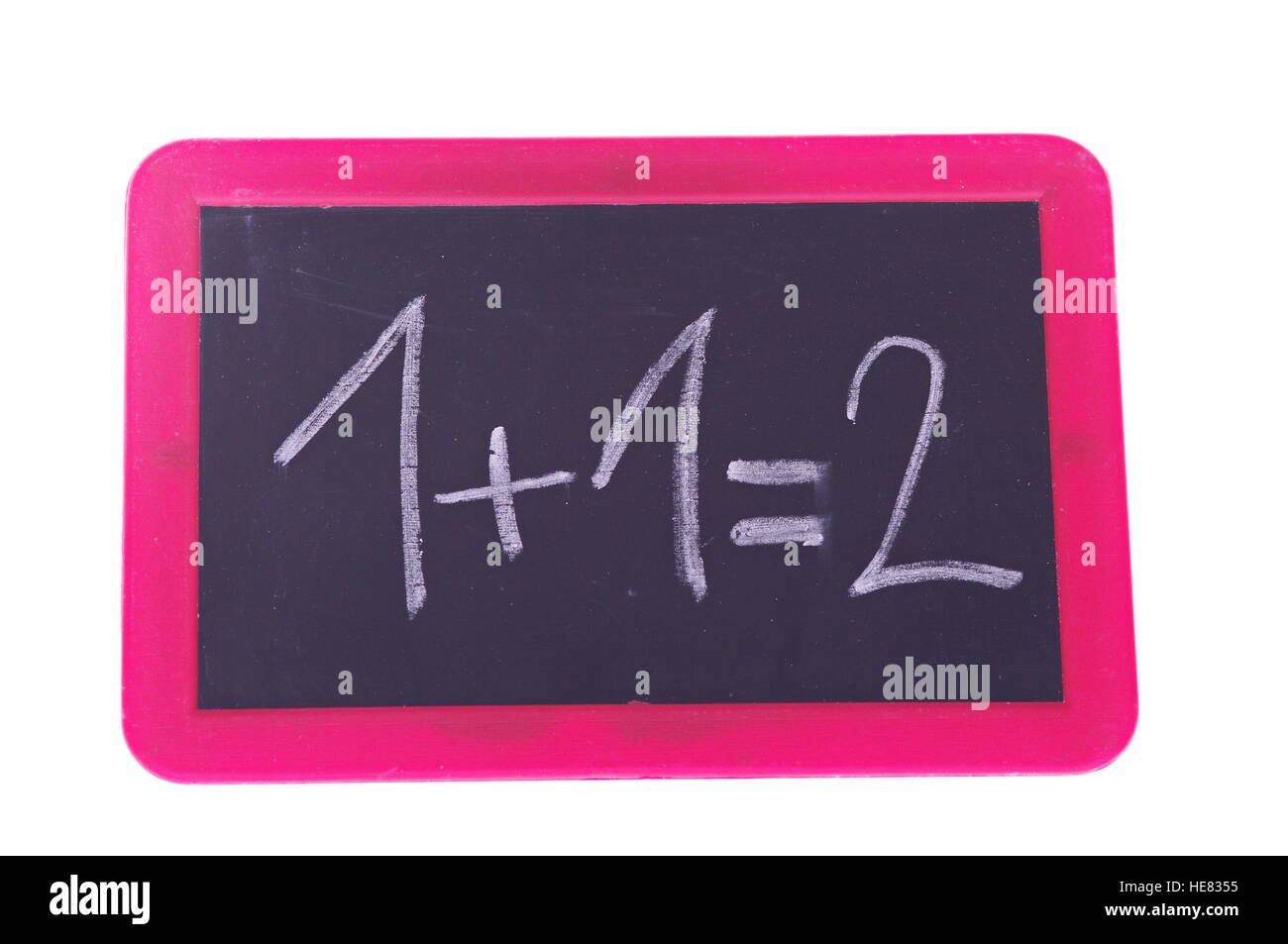 blackboard with exercise Stock Photo - Alamy