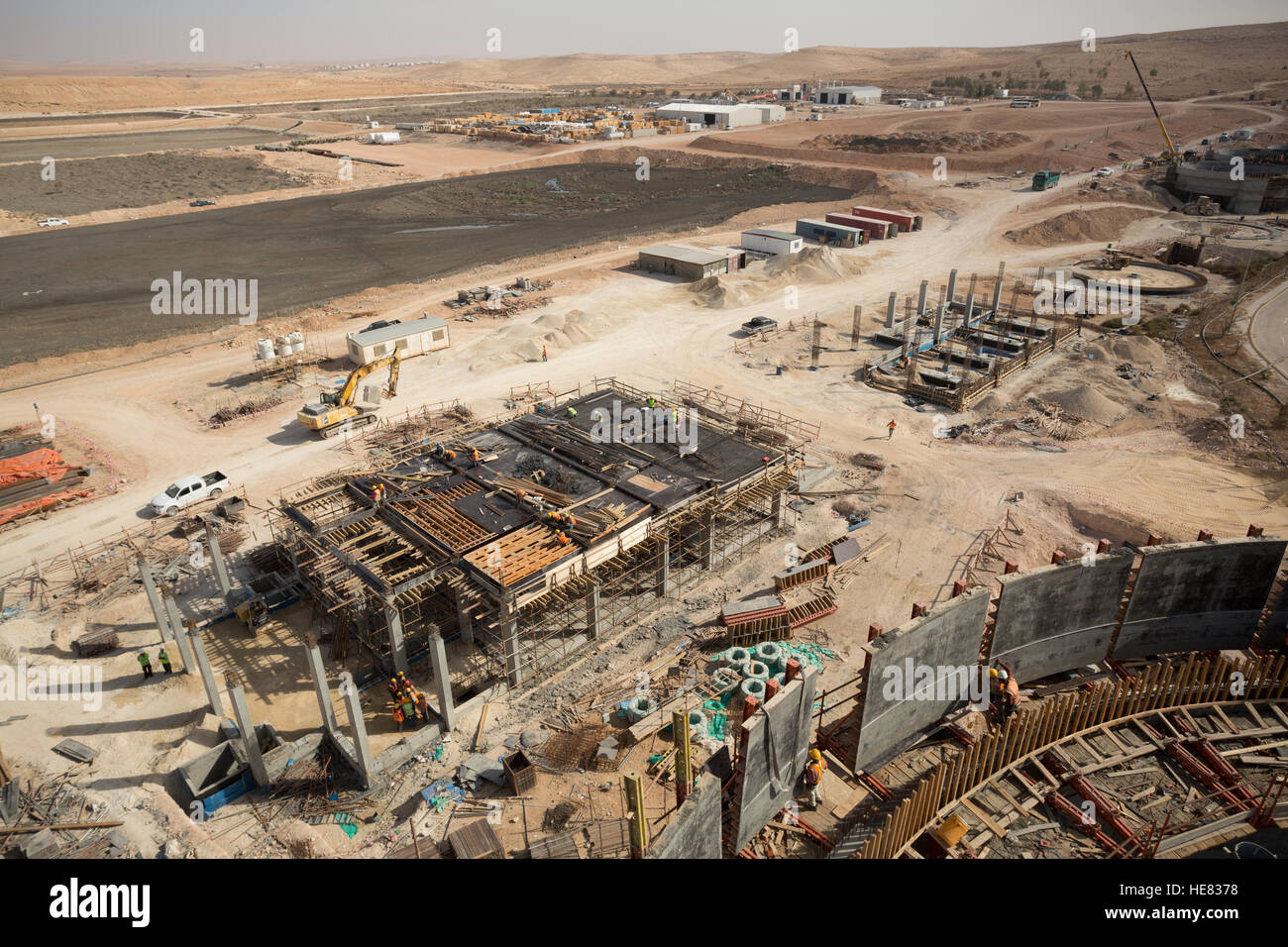 Construction of the As-Samra waste water treatment plant in Zarqa ...