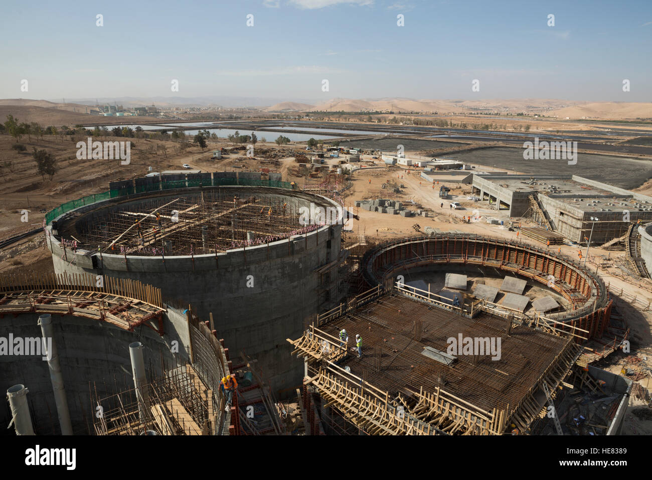 Construction of the As-Samra waste water treatment plant in Zarqa ...