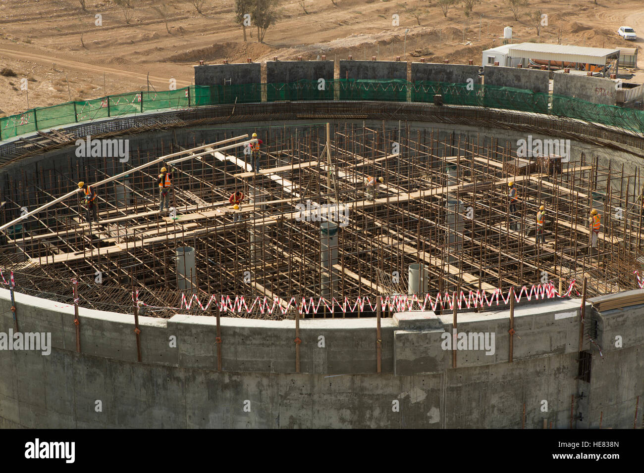 Construction of the As-Samra waste water treatment plant in Zarqa ...