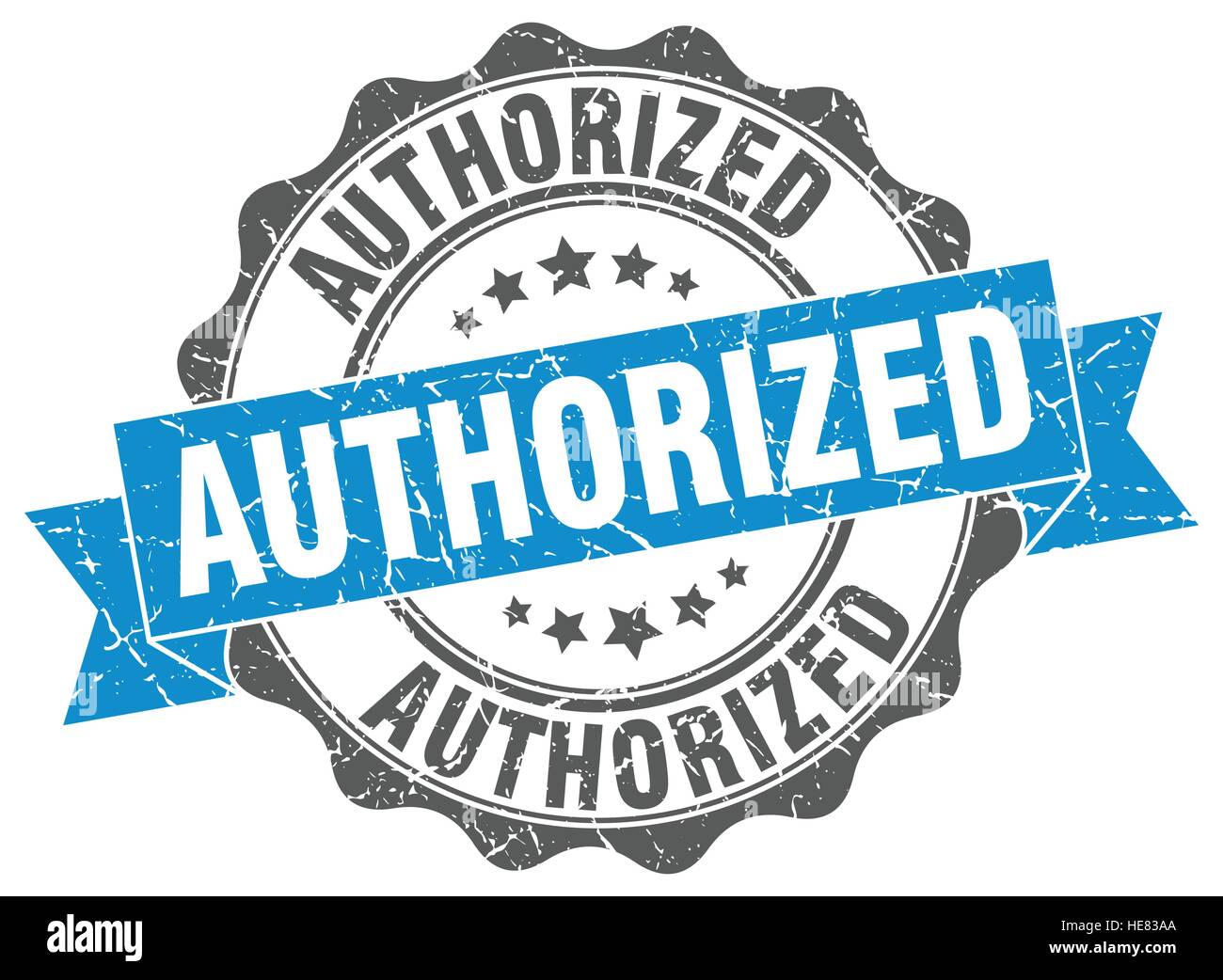 authorized stamp. sign. seal Stock Vector Image & Art - Alamy