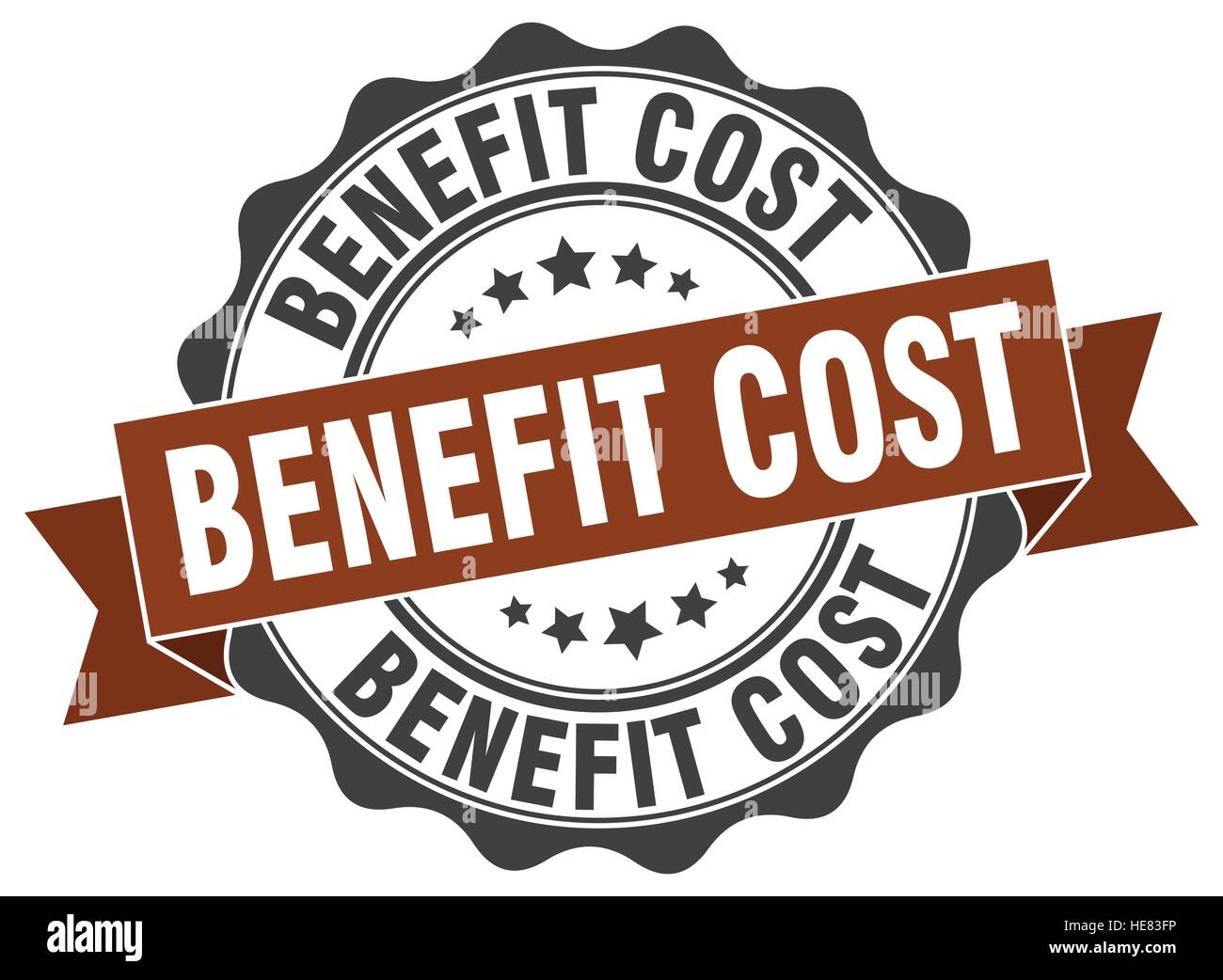benefit cost stamp. sign. seal Stock Vector Image & Art - Alamy