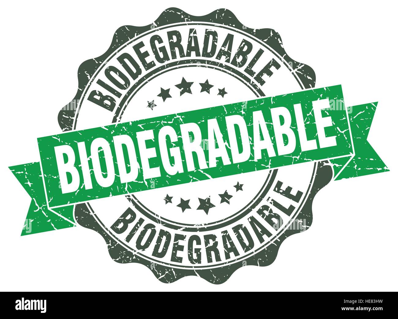 biodegradable stamp. sign. seal Stock Vector Image & Art - Alamy