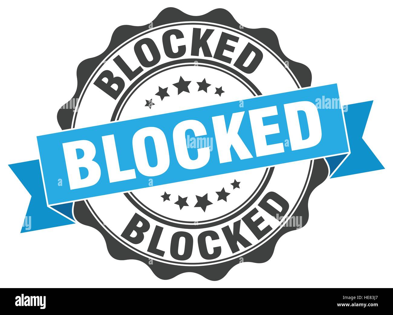 blocked stamp. sign. seal Stock Vector Image & Art - Alamy
