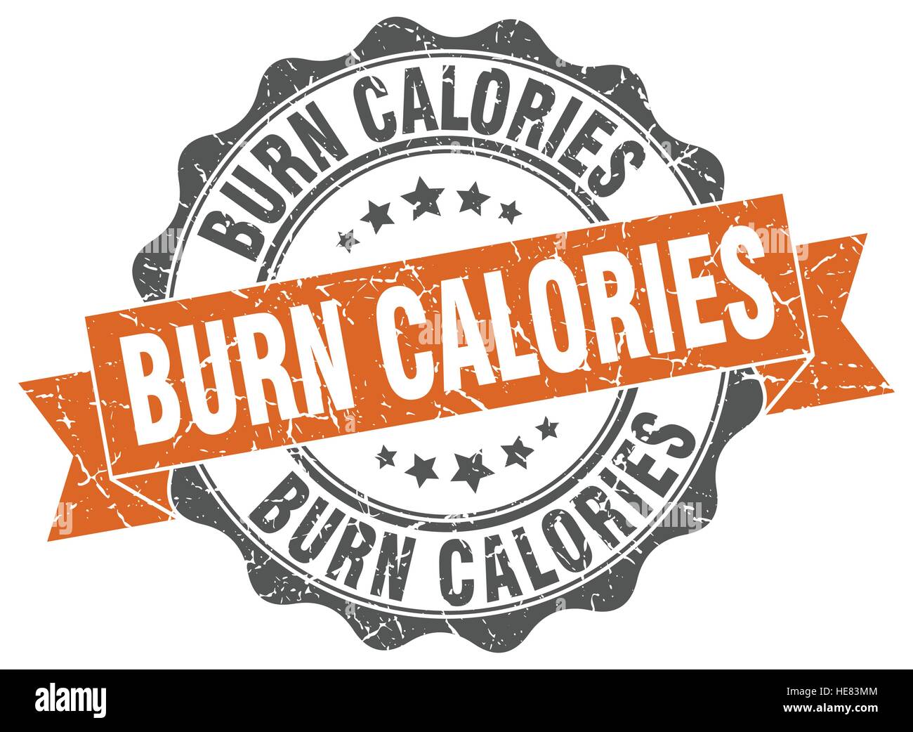 burn calories stamp. sign. seal Stock Vector Image & Art - Alamy