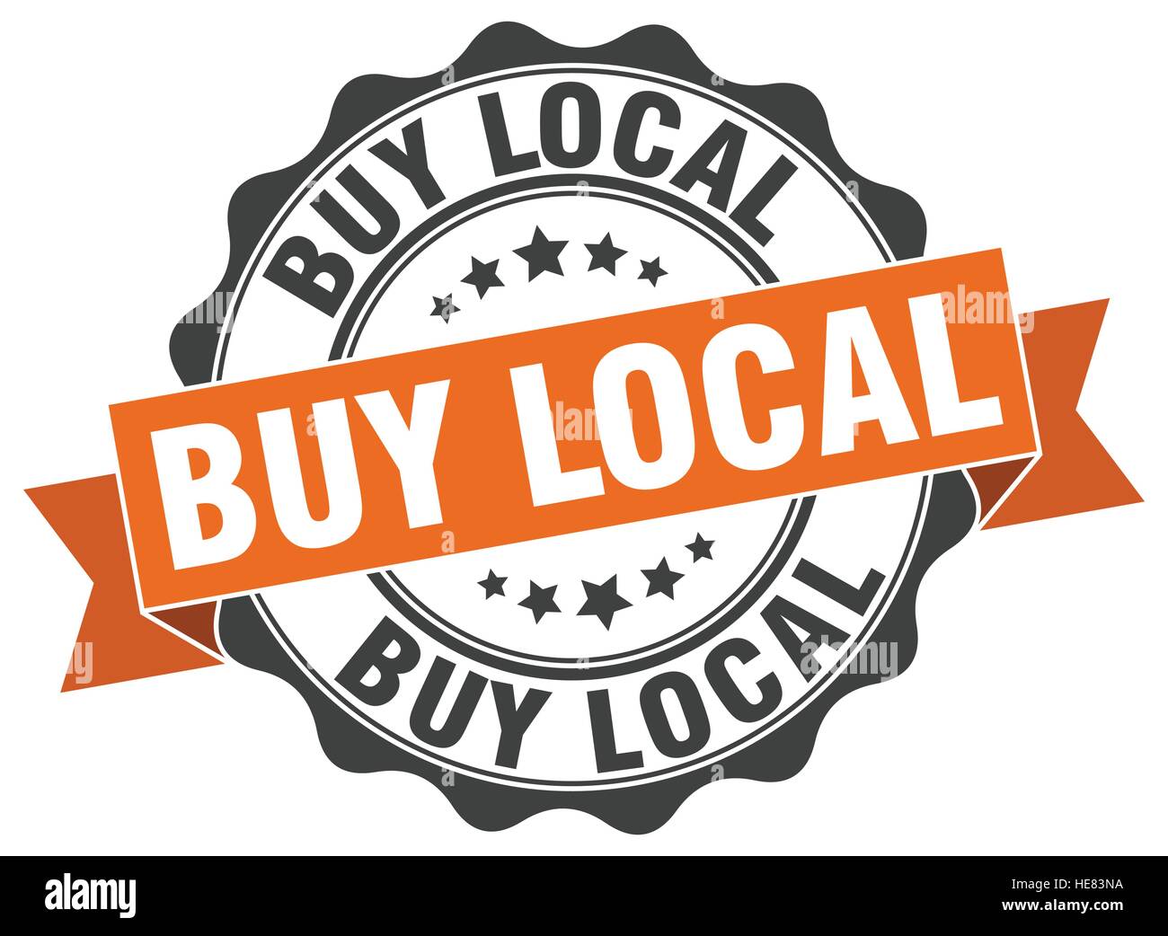 buy local stamp. sign. seal Stock Vector Image & Art - Alamy