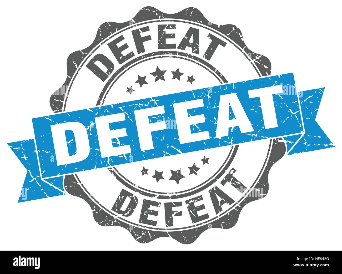 defeat stamp. sign. seal Stock Vector Image & Art - Alamy