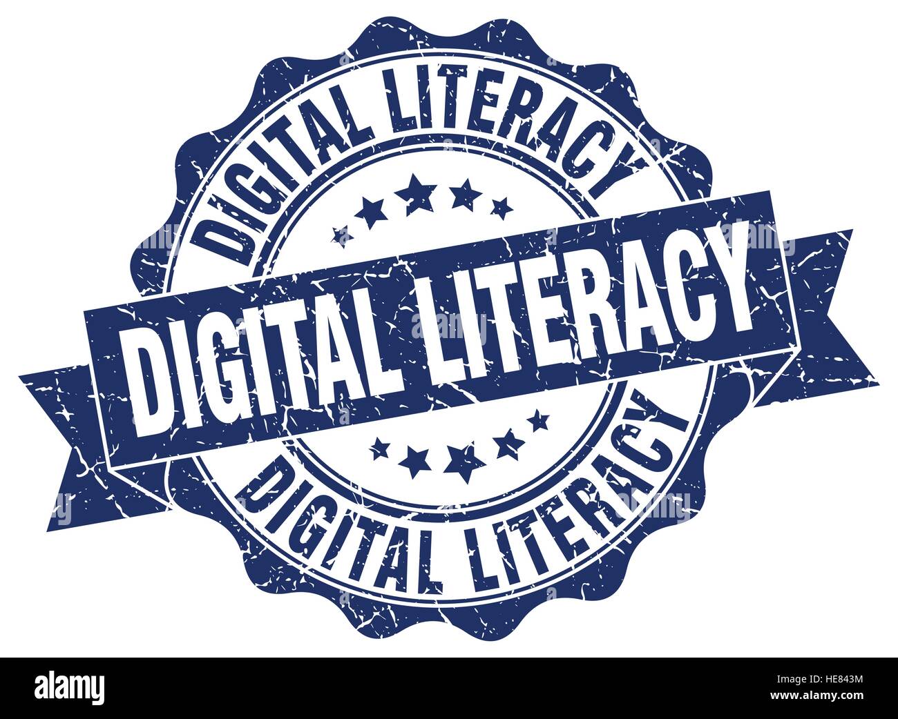 digital literacy stamp. sign. seal Stock Vector Image & Art - Alamy