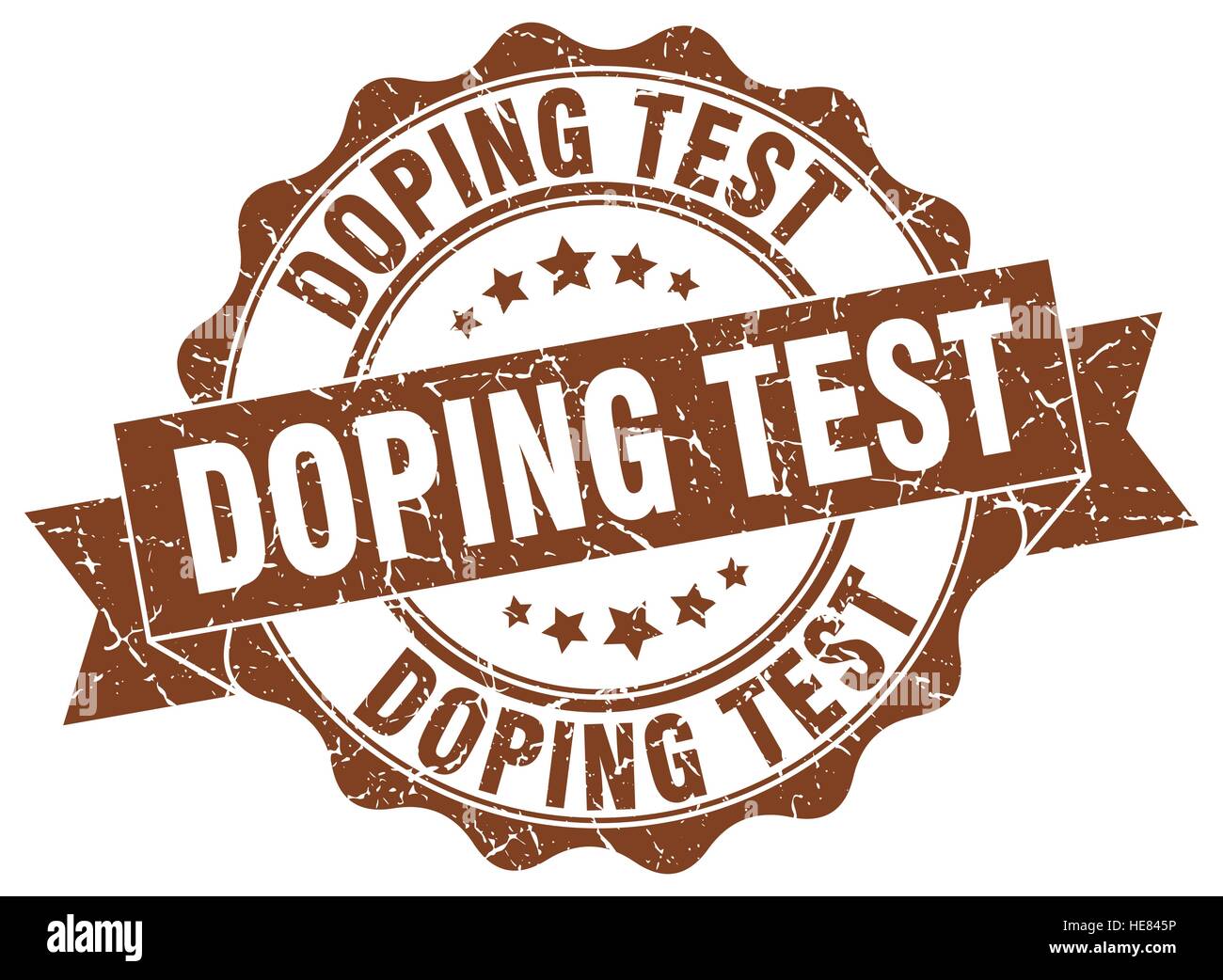 doping test stamp. sign. seal Stock Vector Image & Art - Alamy