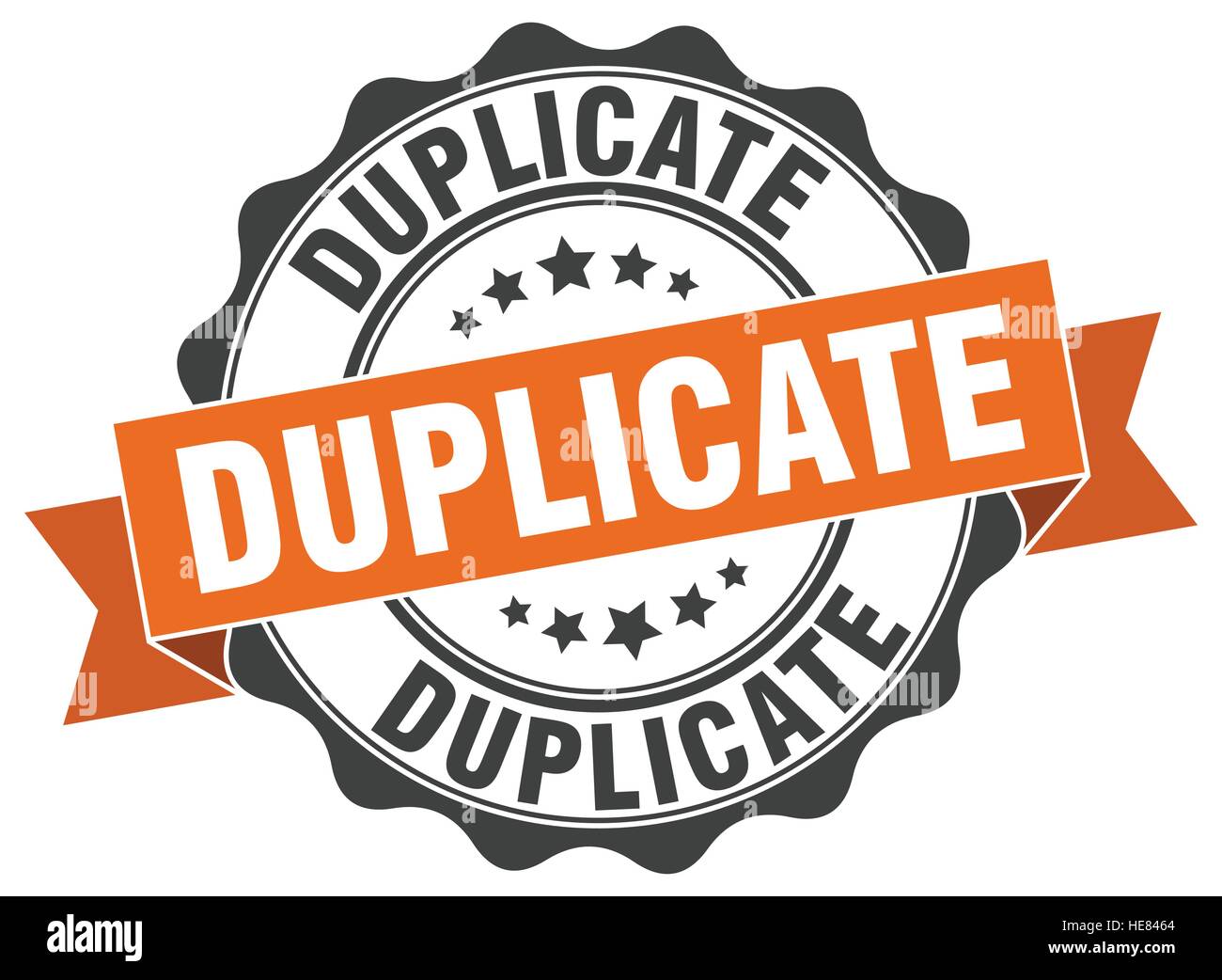 duplicate stamp. sign. seal Stock Vector Image & Art - Alamy