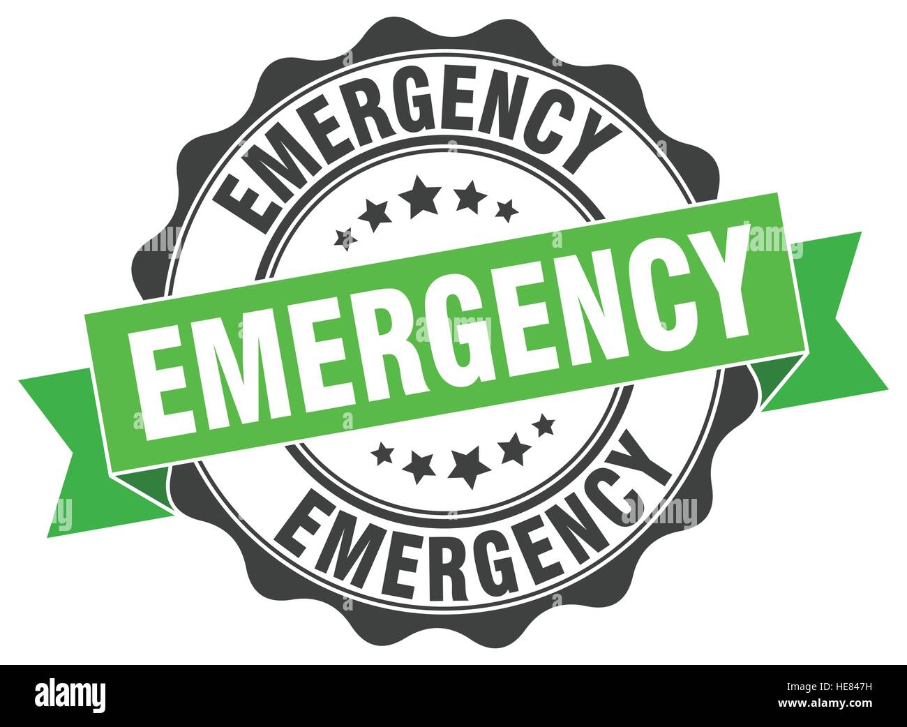 emergency stamp. sign. seal Stock Vector Image & Art - Alamy