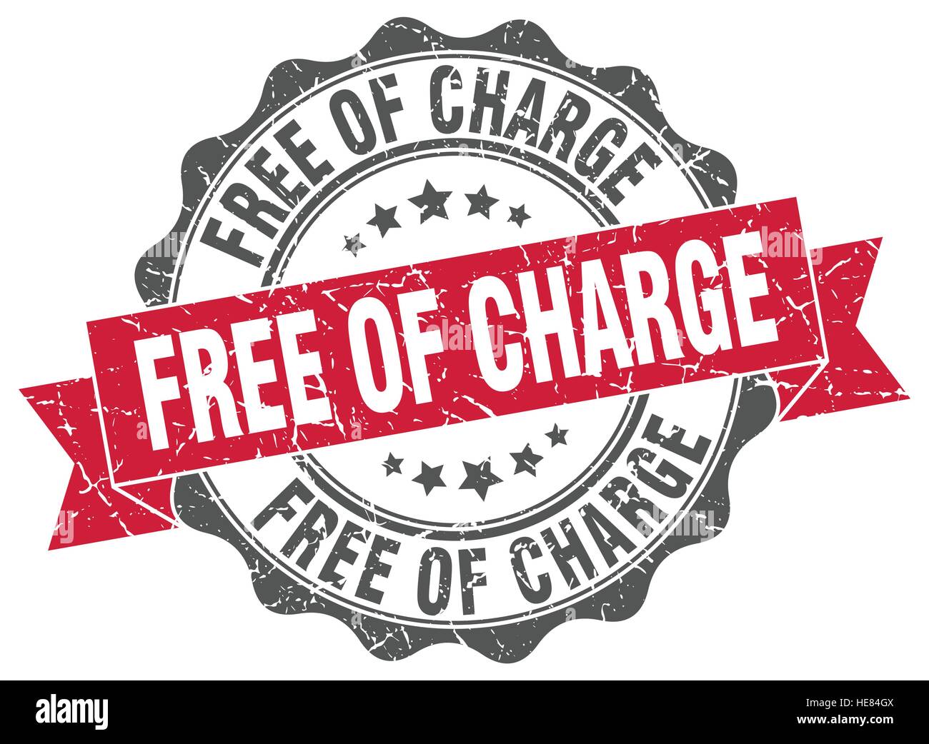free of charge stamp. sign. seal Stock Vector Image & Art - Alamy