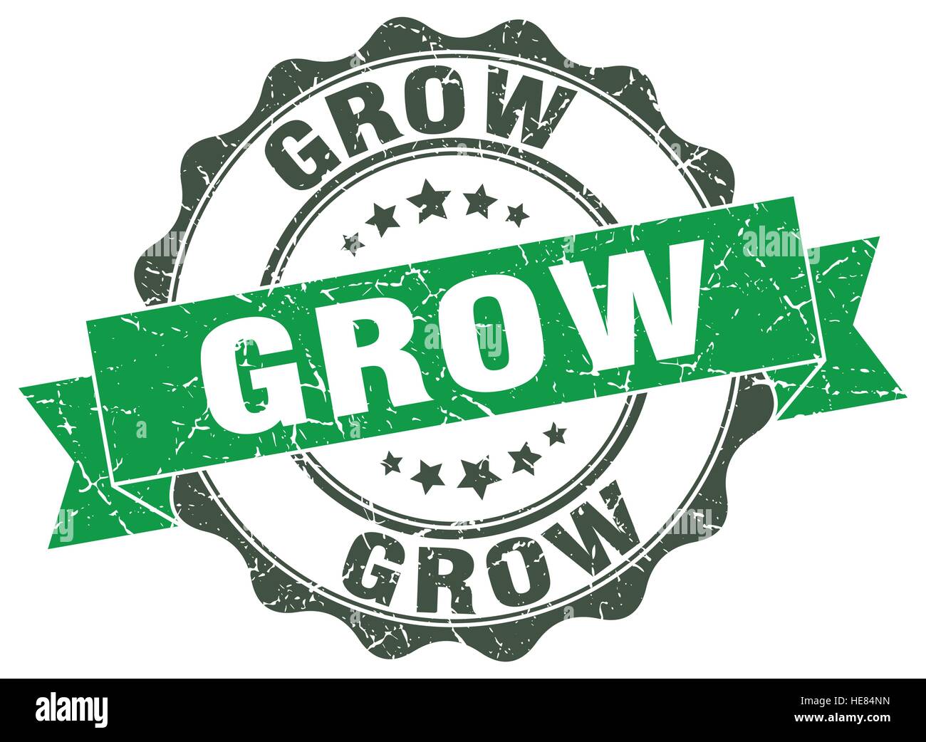grow stamp. sign. seal Stock Vector Image & Art - Alamy