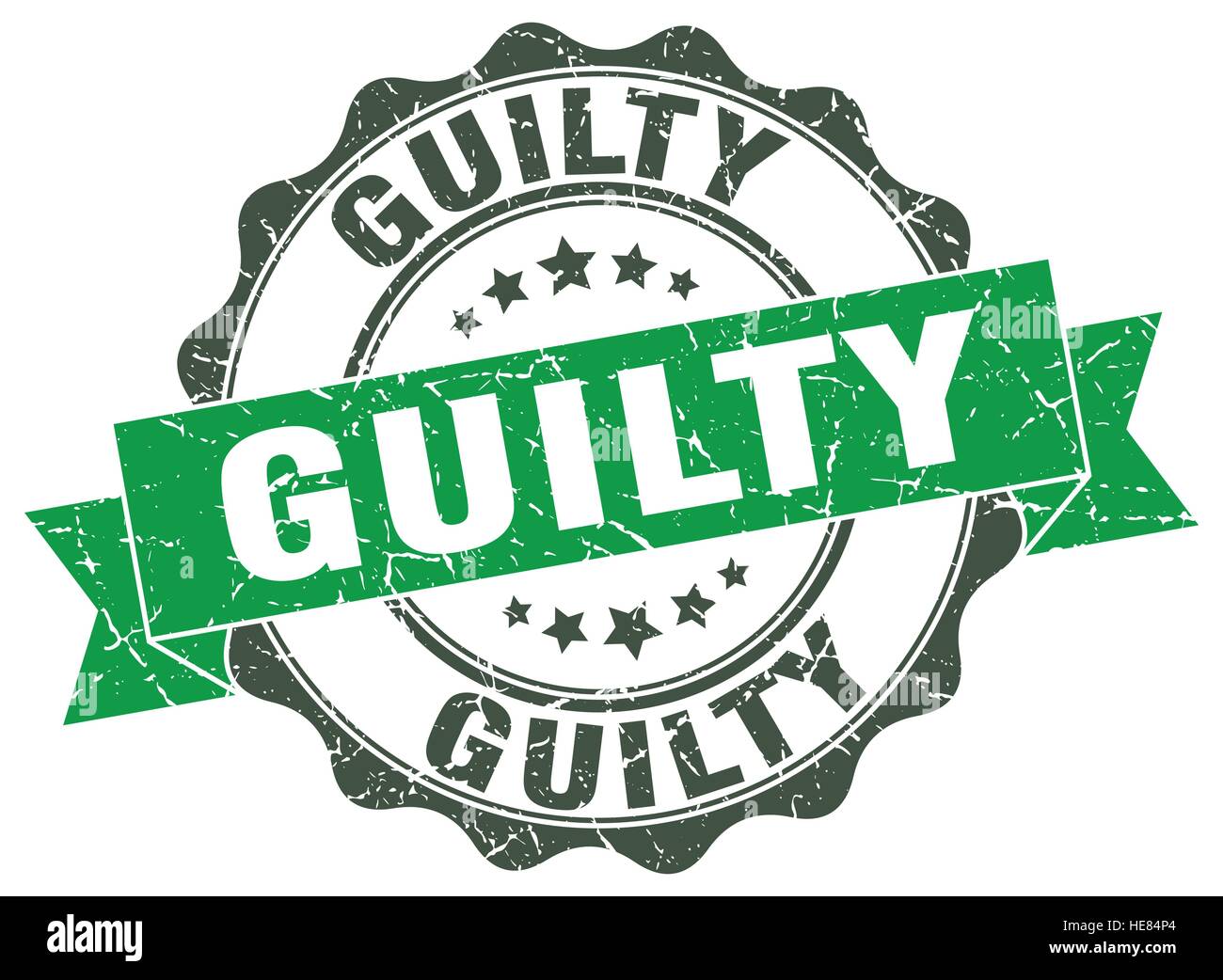 guilty stamp. sign. seal Stock Vector Image & Art - Alamy
