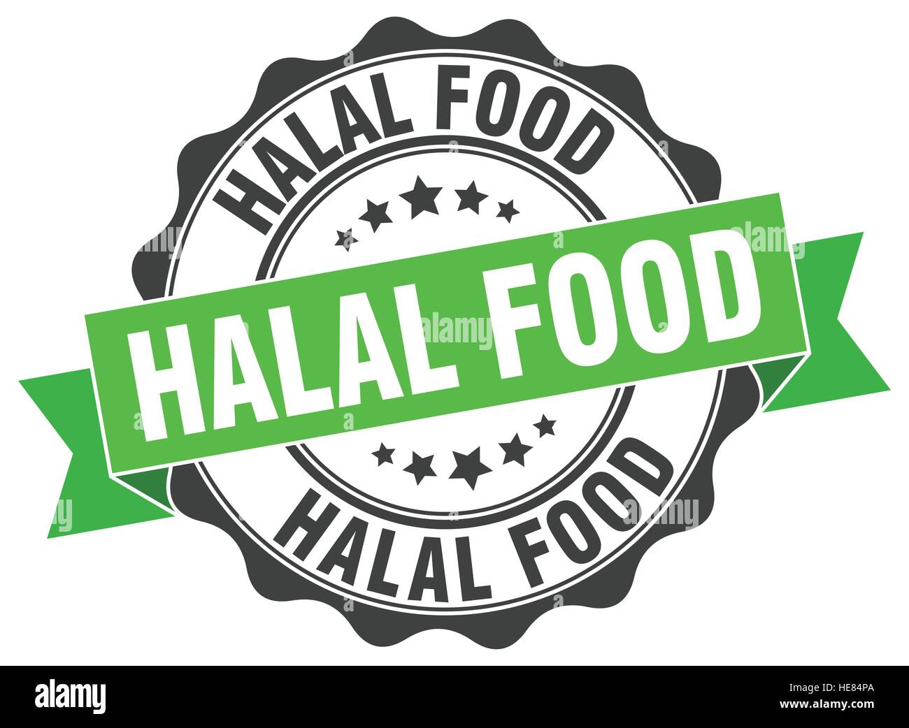 Halal food stamp hi-res stock photography and images - Alamy