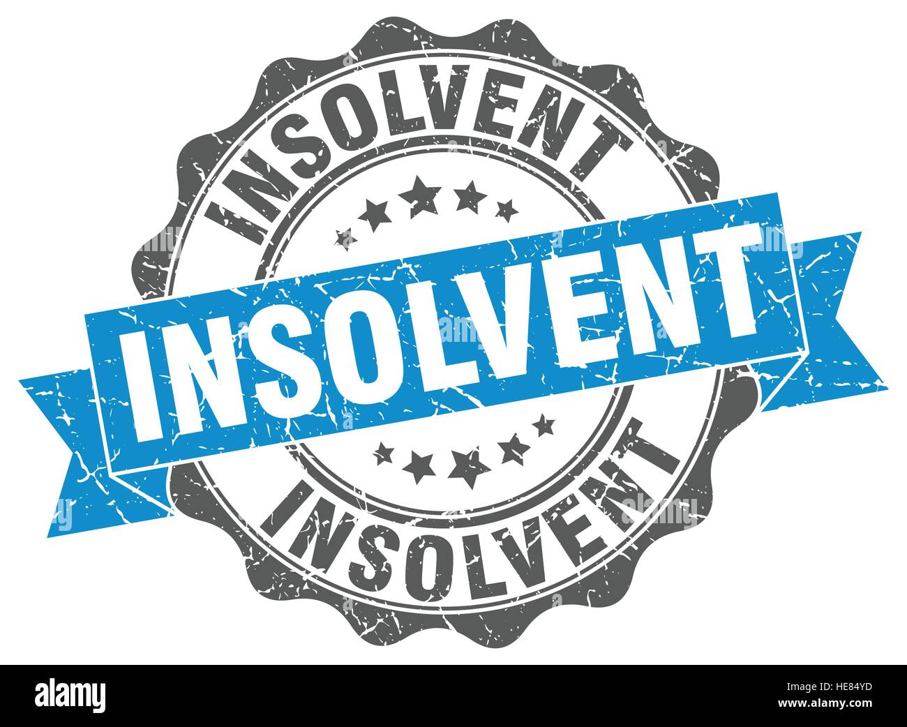 insolvent stamp. sign. seal Stock Vector Image & Art - Alamy