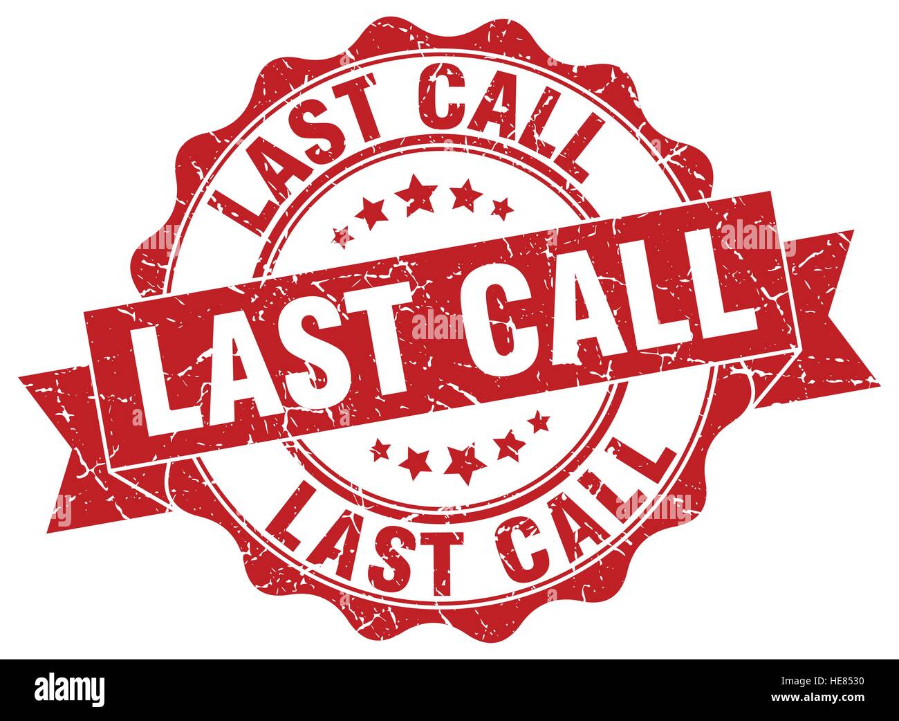 last call stamp. sign. seal Stock Vector Image & Art - Alamy