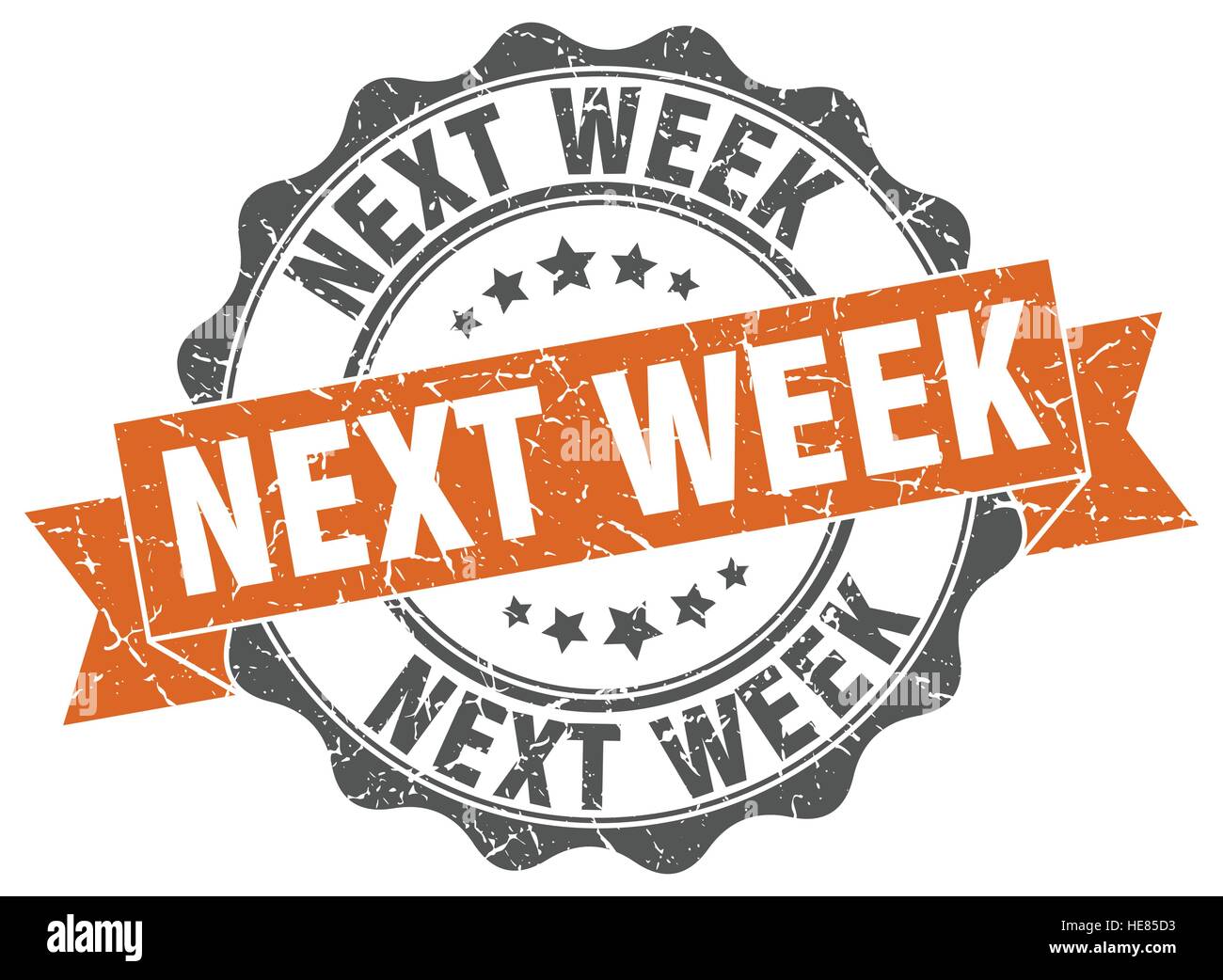 next week stamp. sign. seal Stock Vector Image & Art - Alamy