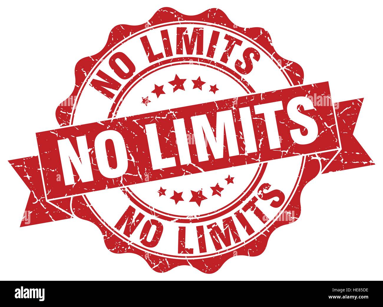 no limits stamp. sign. seal Stock Vector Image & Art - Alamy