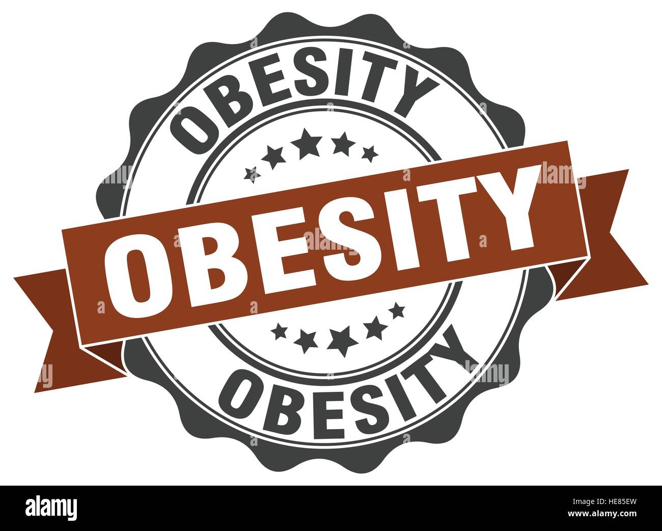 obesity stamp. sign. seal Stock Vector Image & Art - Alamy