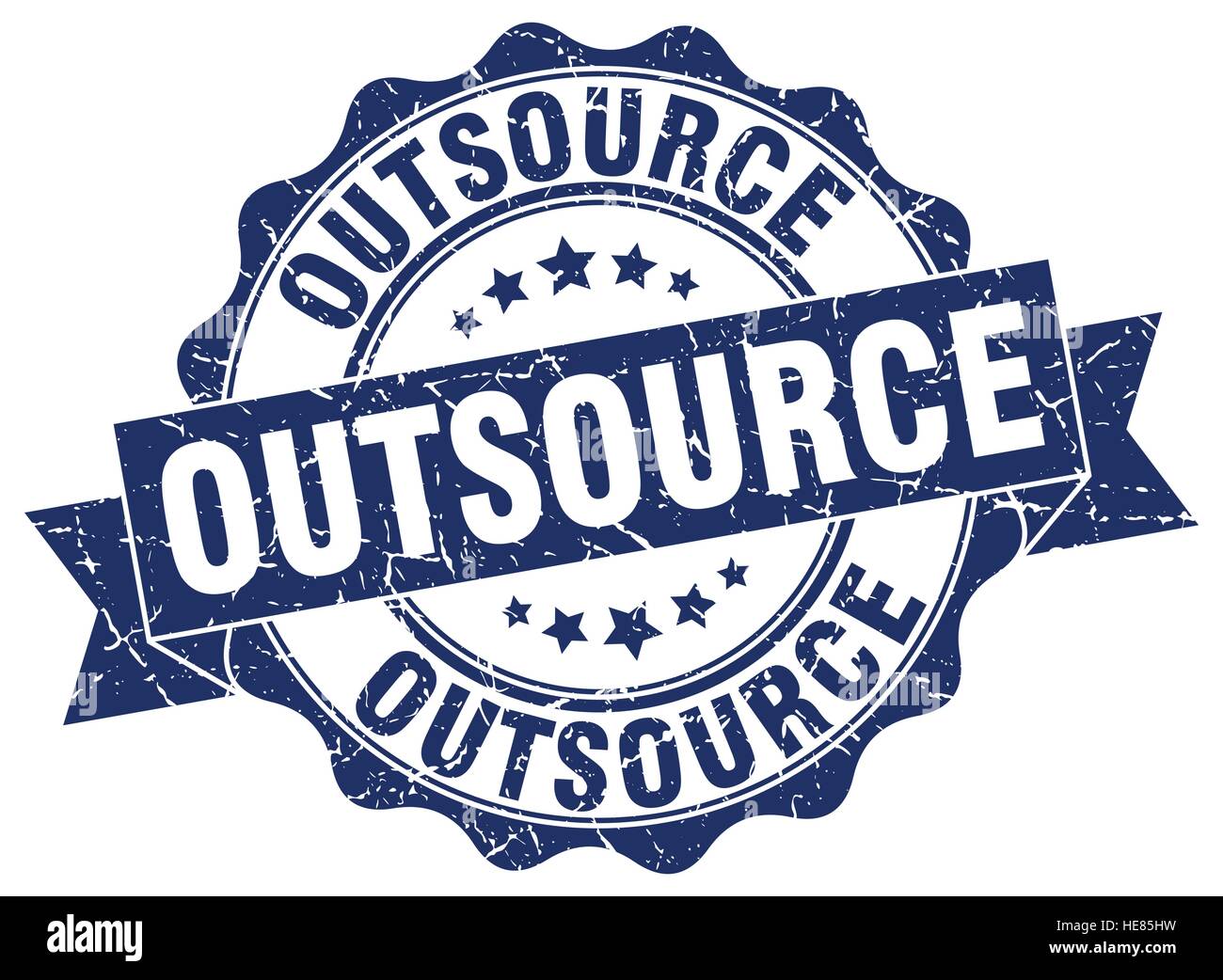 Outsource stamp hi-res stock photography and images - Alamy