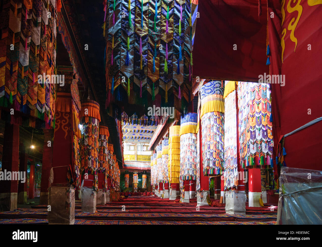 Lhasa: Monastery Drepung; Main Assembly Hall Tshogchen Dukhang, Tibet ...