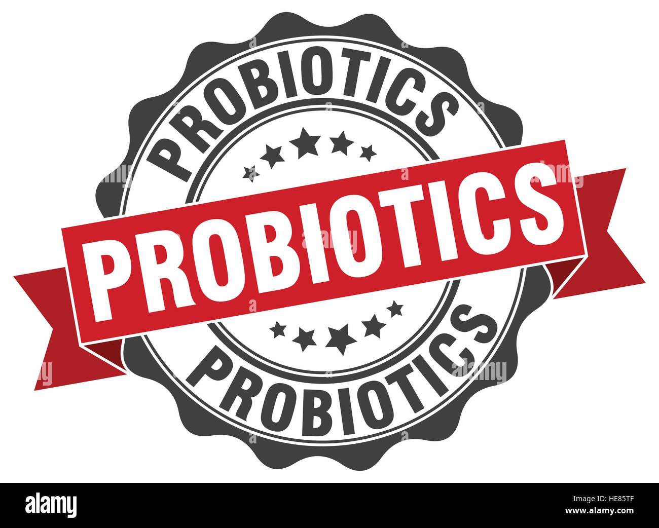 Probiotics stamp Stock Vector Images - Alamy
