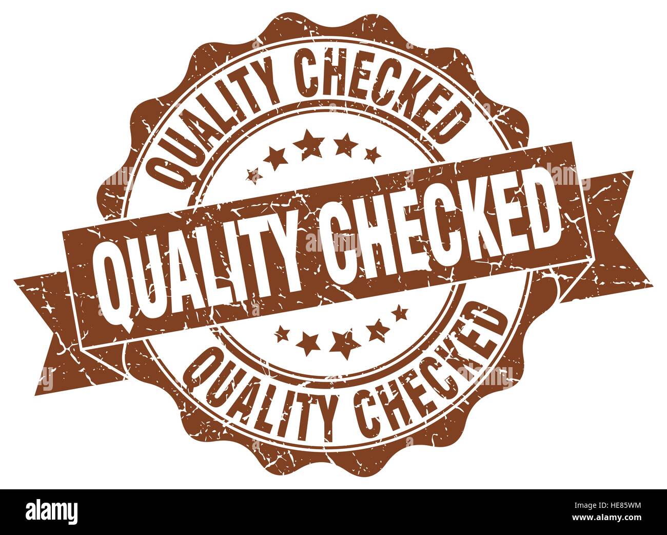 quality checked stamp. sign. seal Stock Vector Image & Art - Alamy