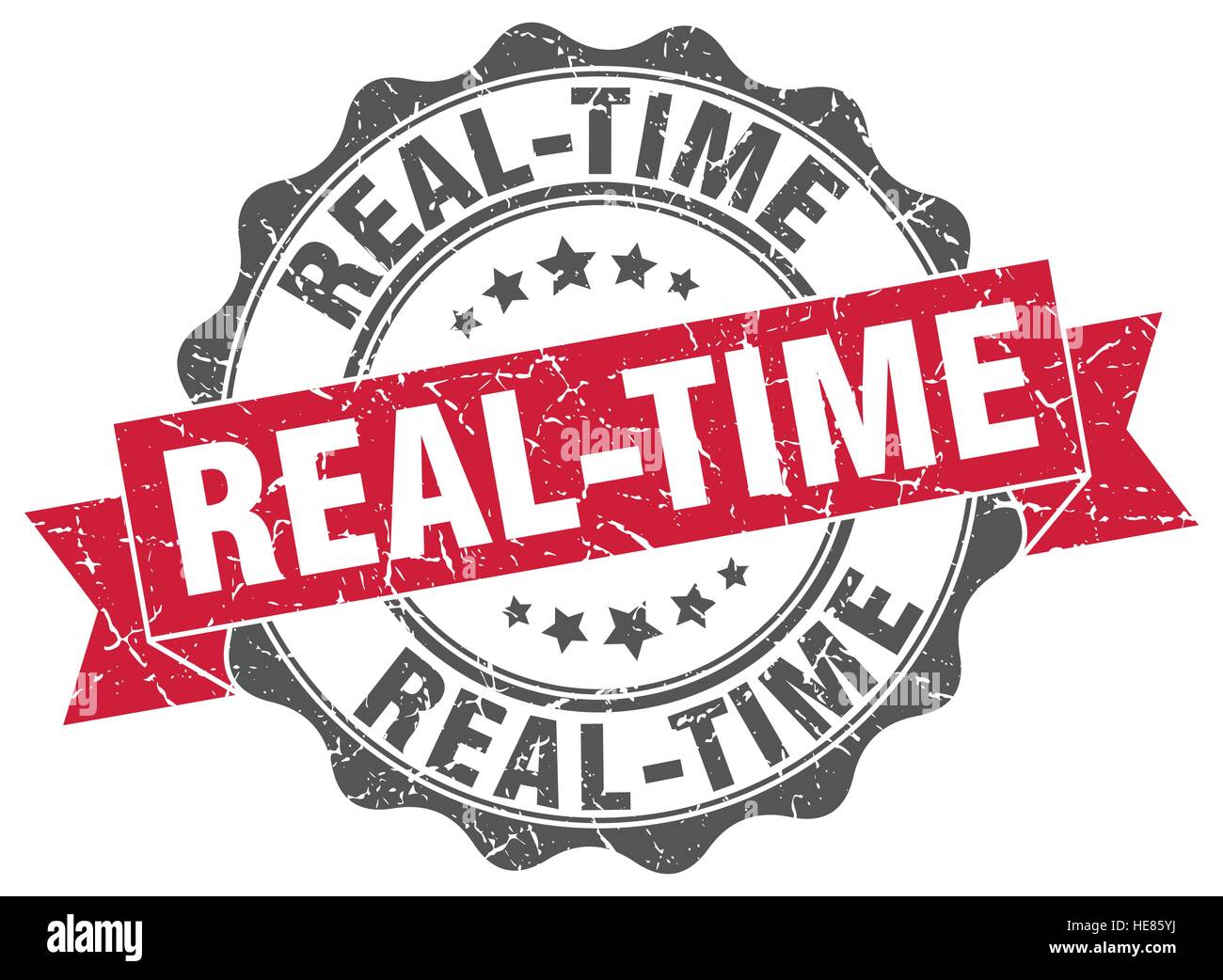 real-time stamp. sign. seal Stock Vector Image & Art - Alamy