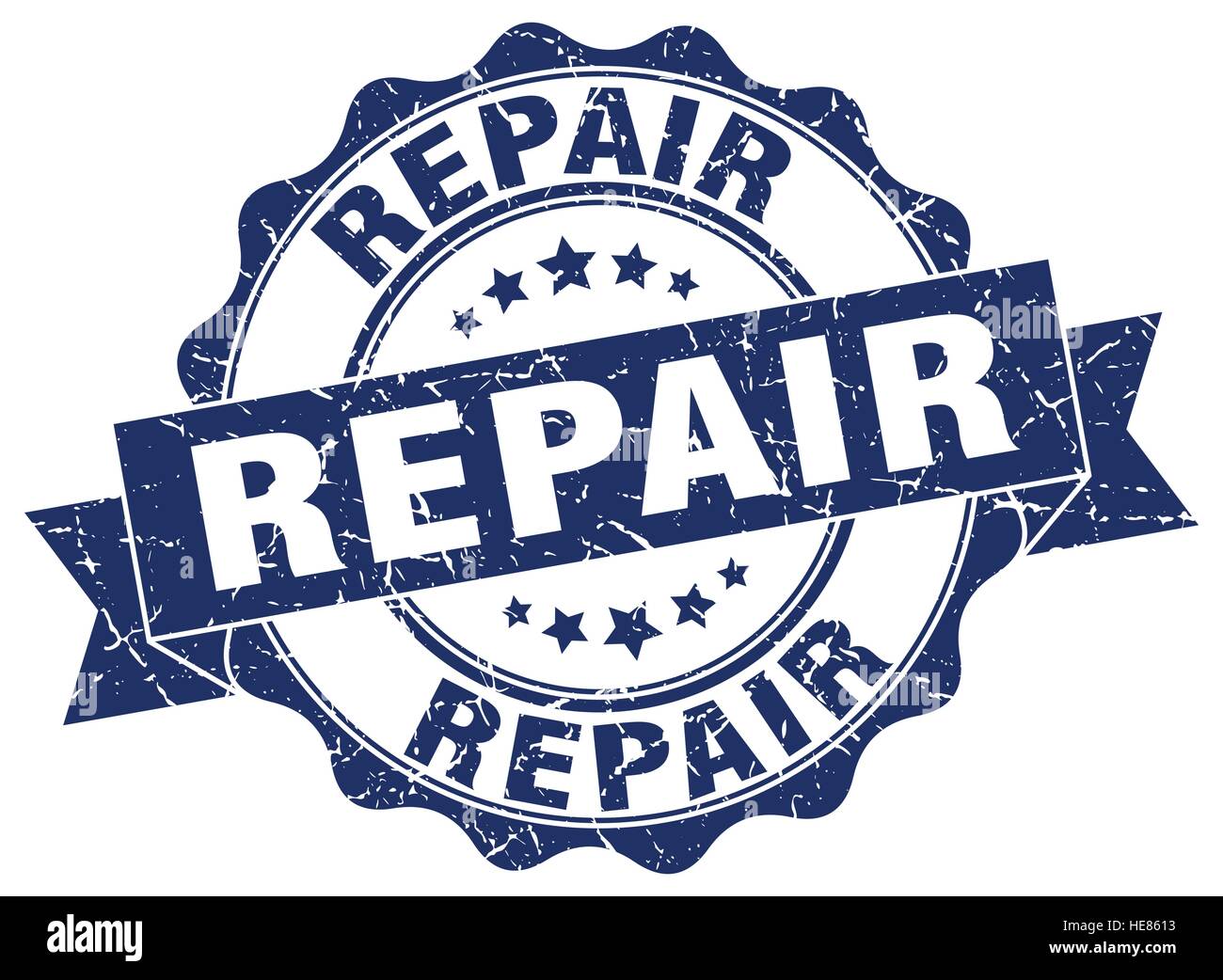repair stamp. sign. seal Stock Vector Image & Art - Alamy