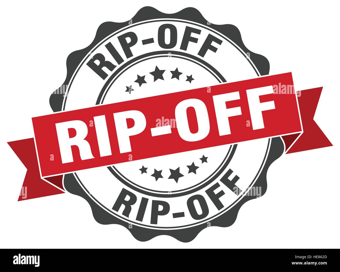 rip-off stamp. sign. seal Stock Vector Image & Art - Alamy