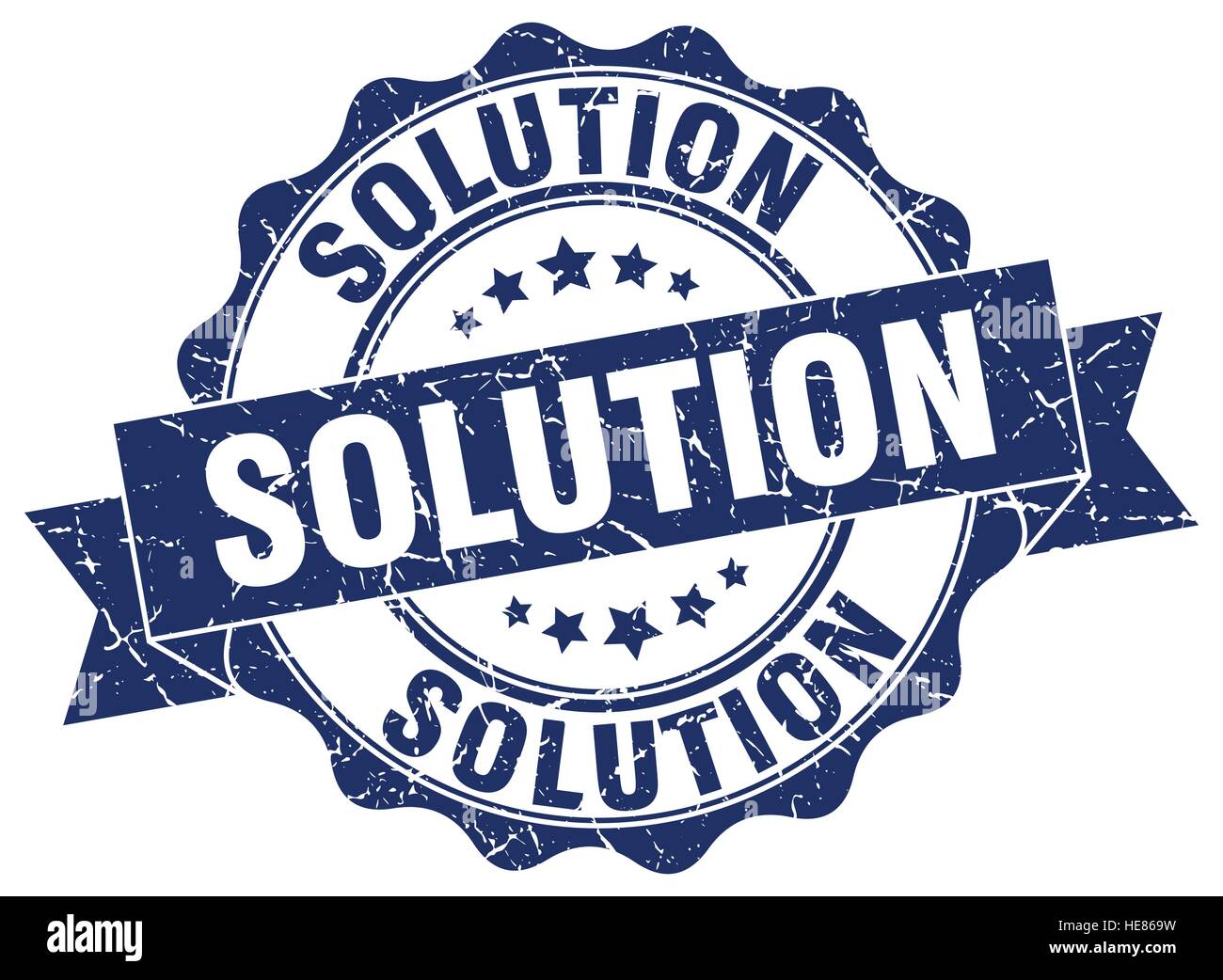 solution stamp. sign. seal Stock Vector Image & Art - Alamy