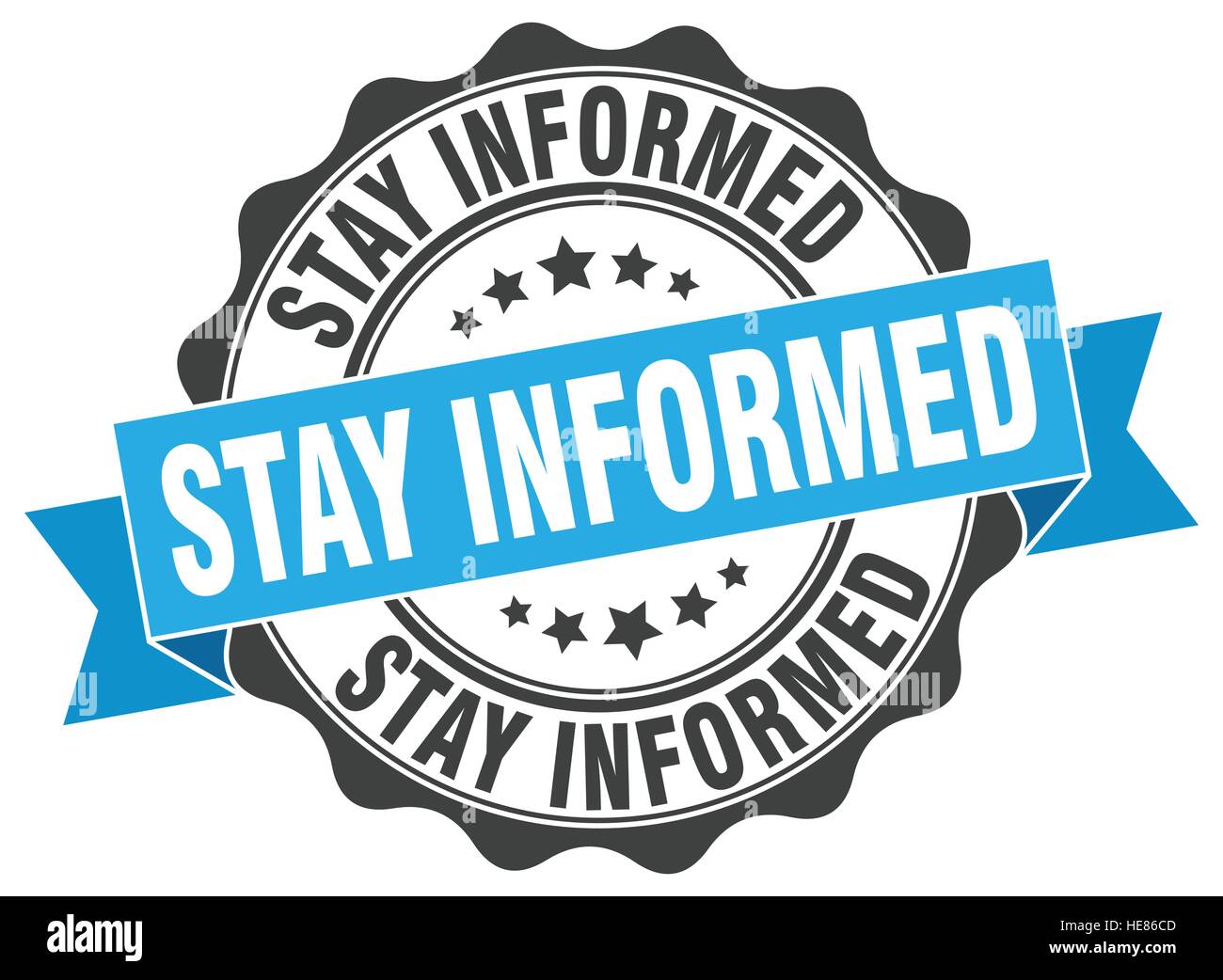 stay informed stamp. sign. seal Stock Vector Image & Art - Alamy