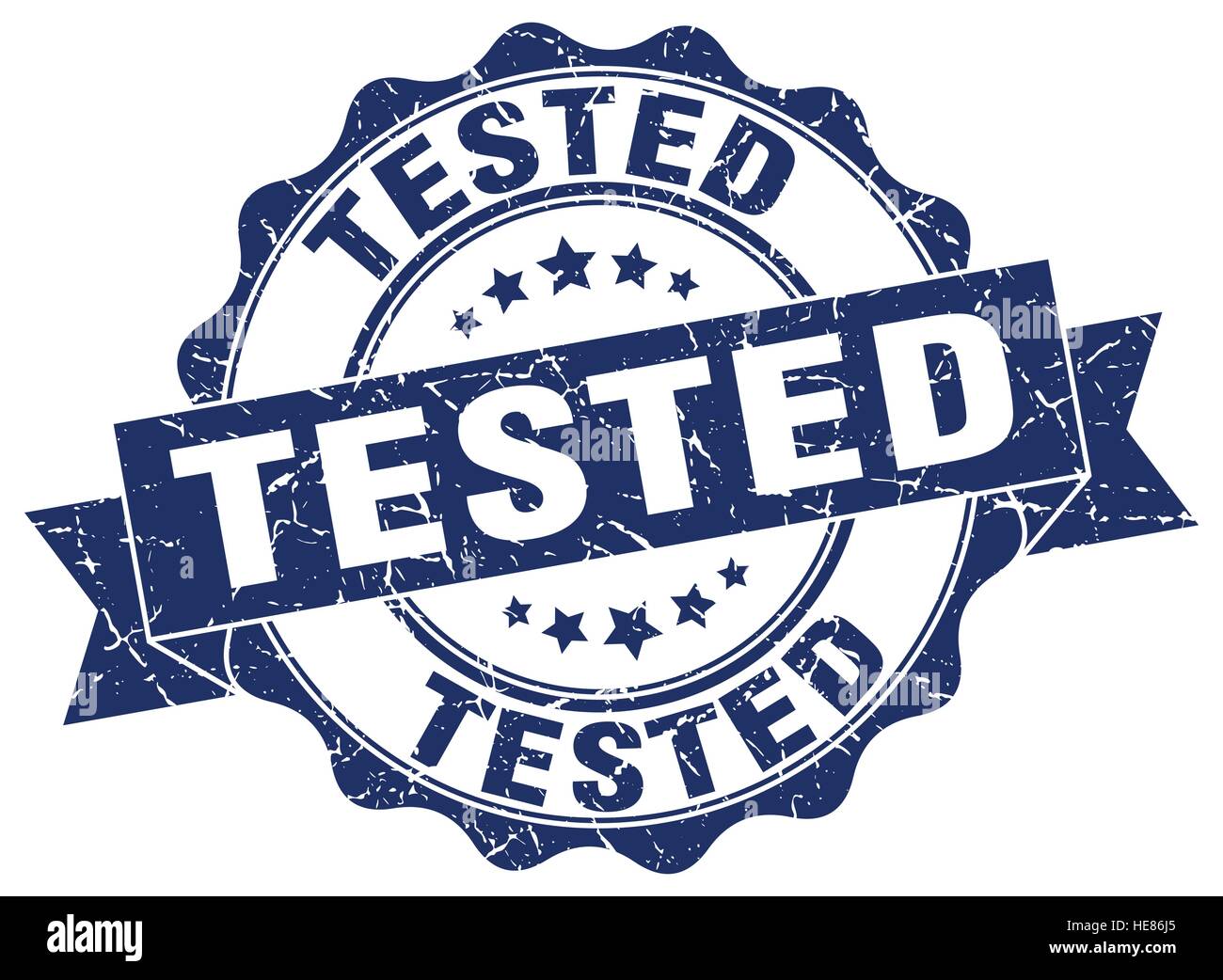 tested stamp. sign. seal Stock Vector Image & Art - Alamy