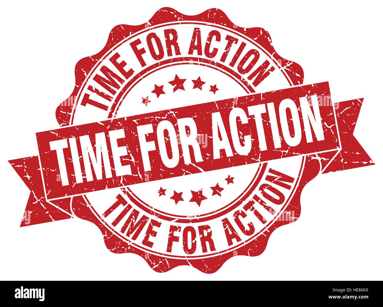 time for action stamp. sign. seal Stock Vector Image & Art - Alamy