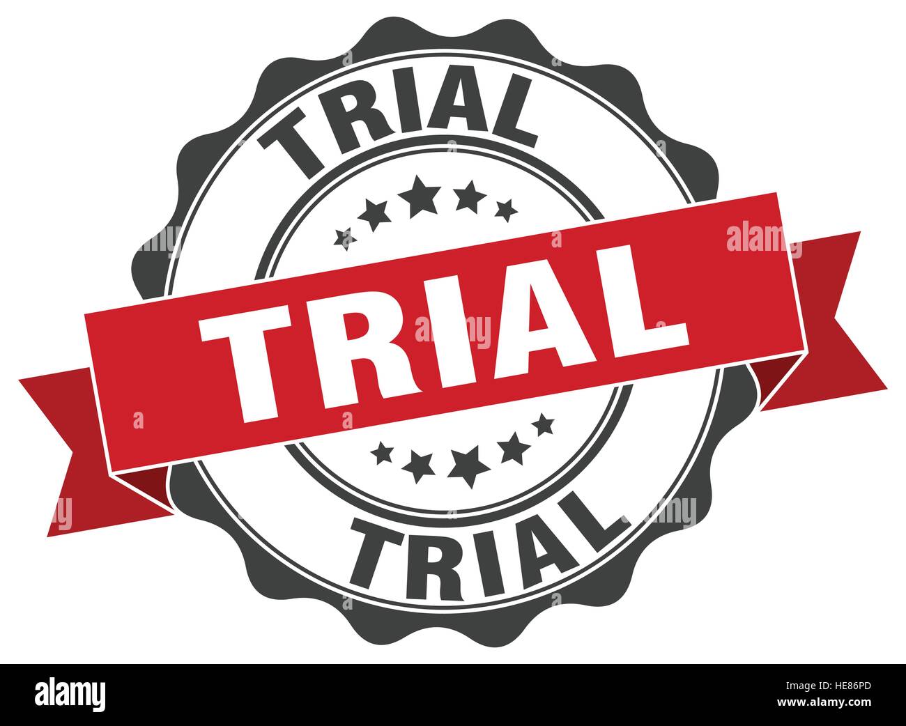 trial stamp. sign. seal Stock Vector Image & Art - Alamy