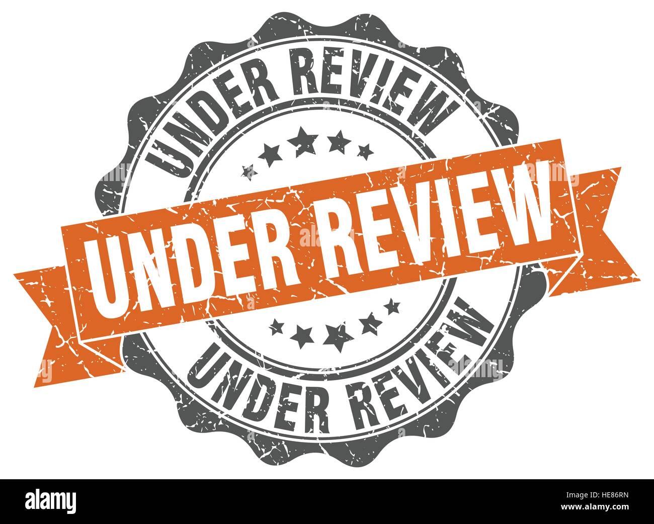 under review stamp. sign. seal Stock Vector Image & Art - Alamy