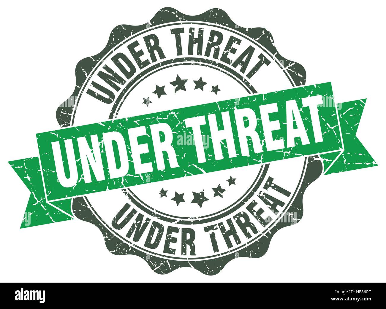 Under threat stamp hi-res stock photography and images - Alamy