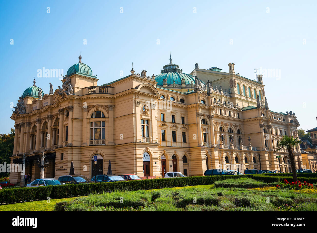 Theatre in krakow Poland Stock Photo - Alamy