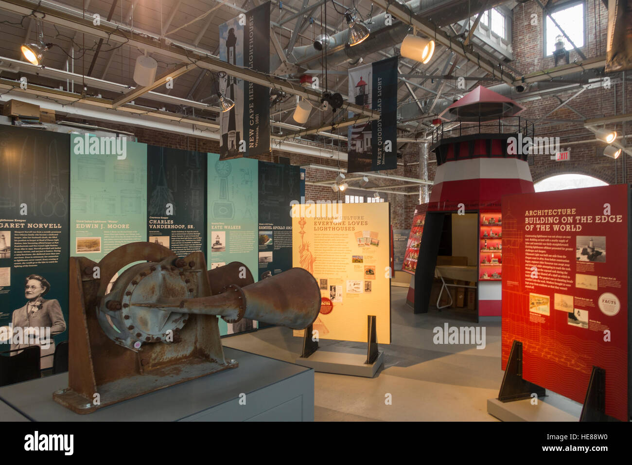 National lighthouse museum in Staten Island NYC Stock Photo - Alamy
