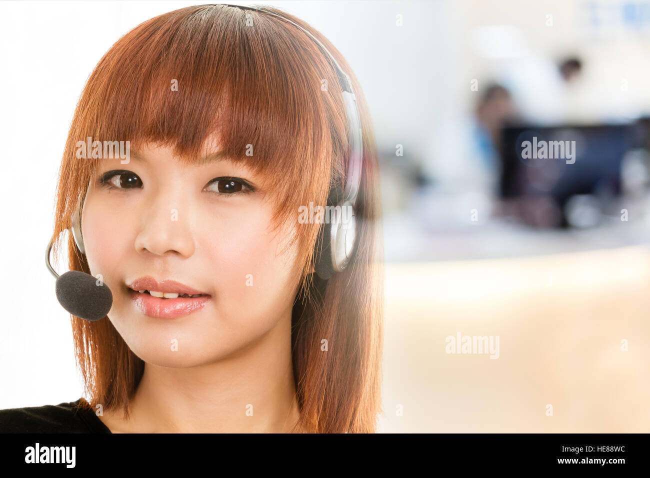 Talking to a female shop assistant hi-res stock photography and images ...