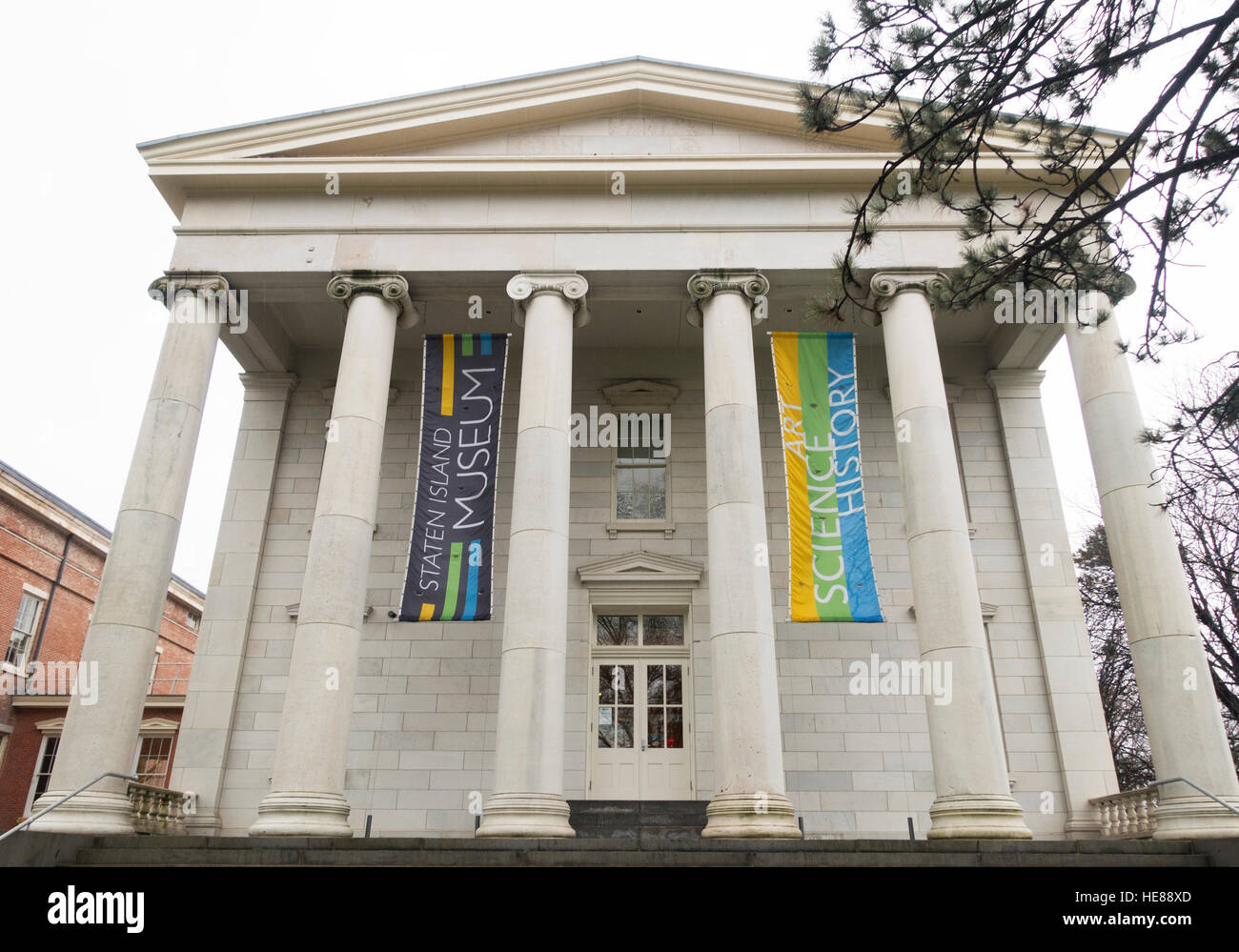 Staten Island Museum Snug harbor NYC Stock Photo - Alamy