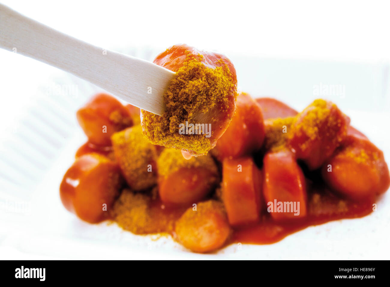 Currywurst, curry sausage Stock Photo - Alamy