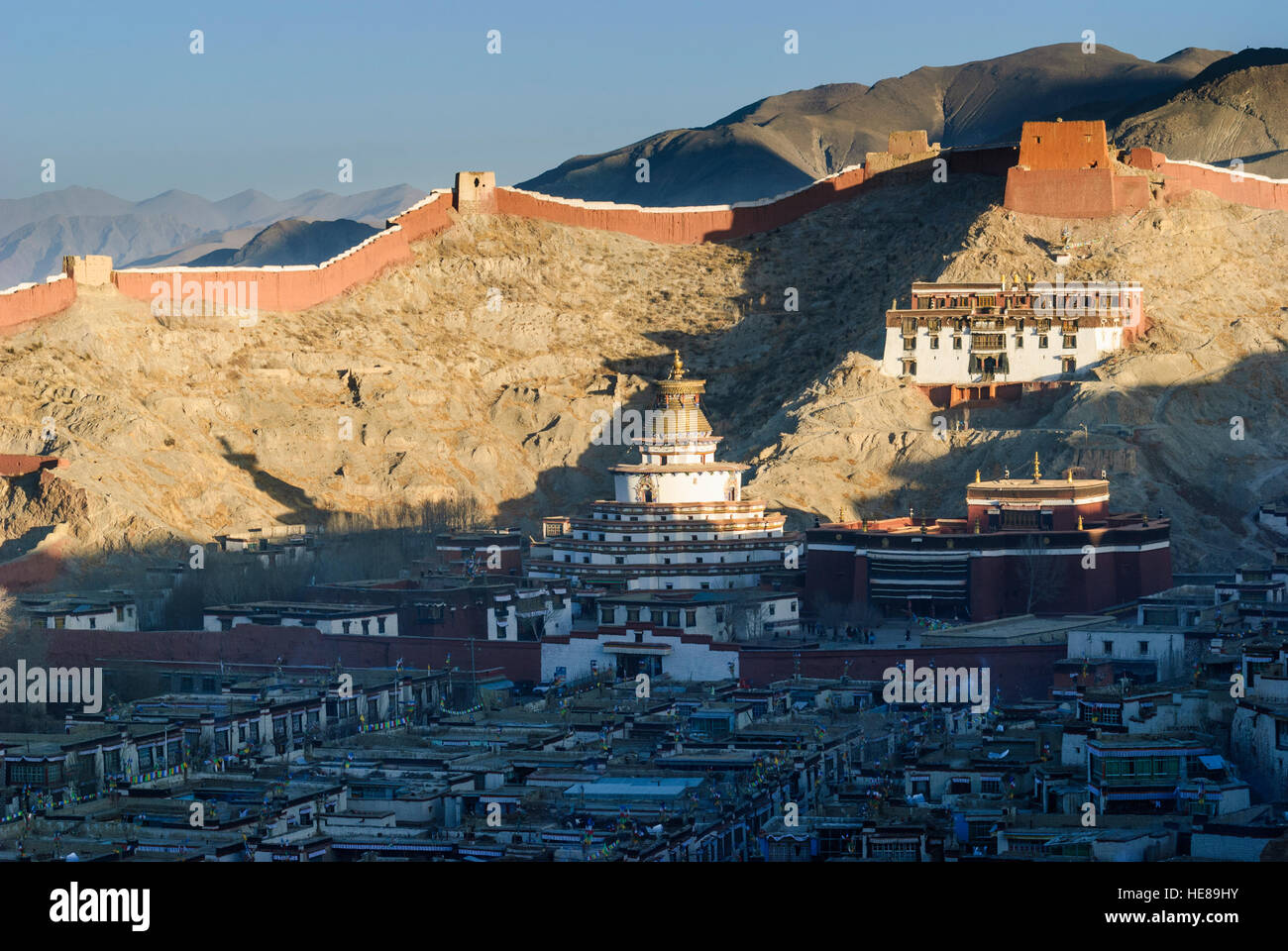 Town and pelkor chode monastery with gy hi-res stock photography and ...