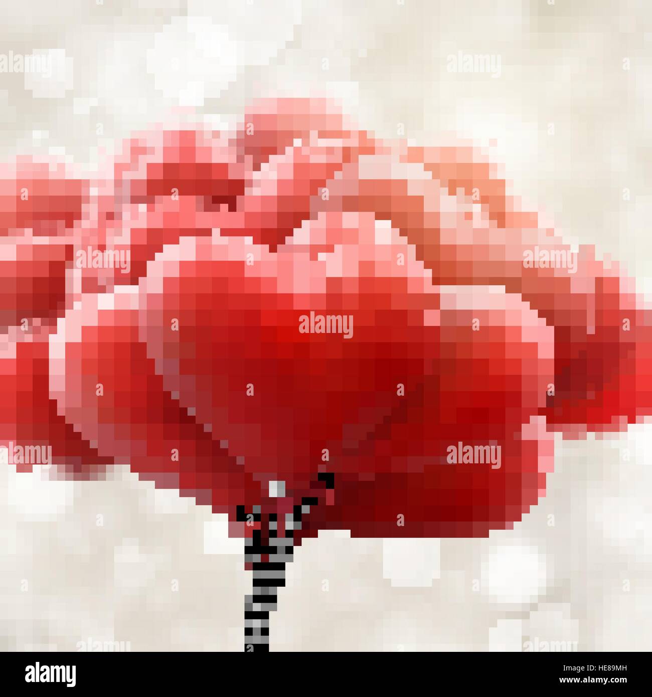 Air beautiful red heart Stock Vector Images - Alamy