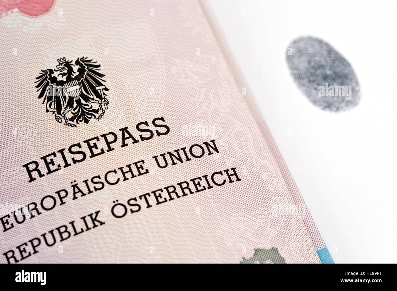 Austrian passport austria hi-res stock photography and images - Alamy