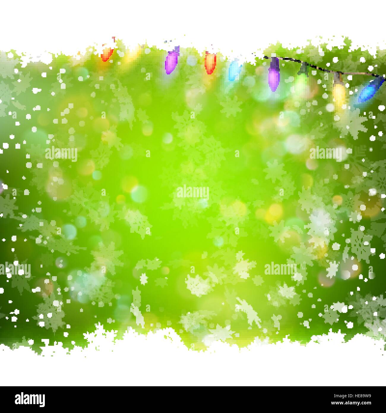 Vector christmas background green Stock Vector Images - Alamy