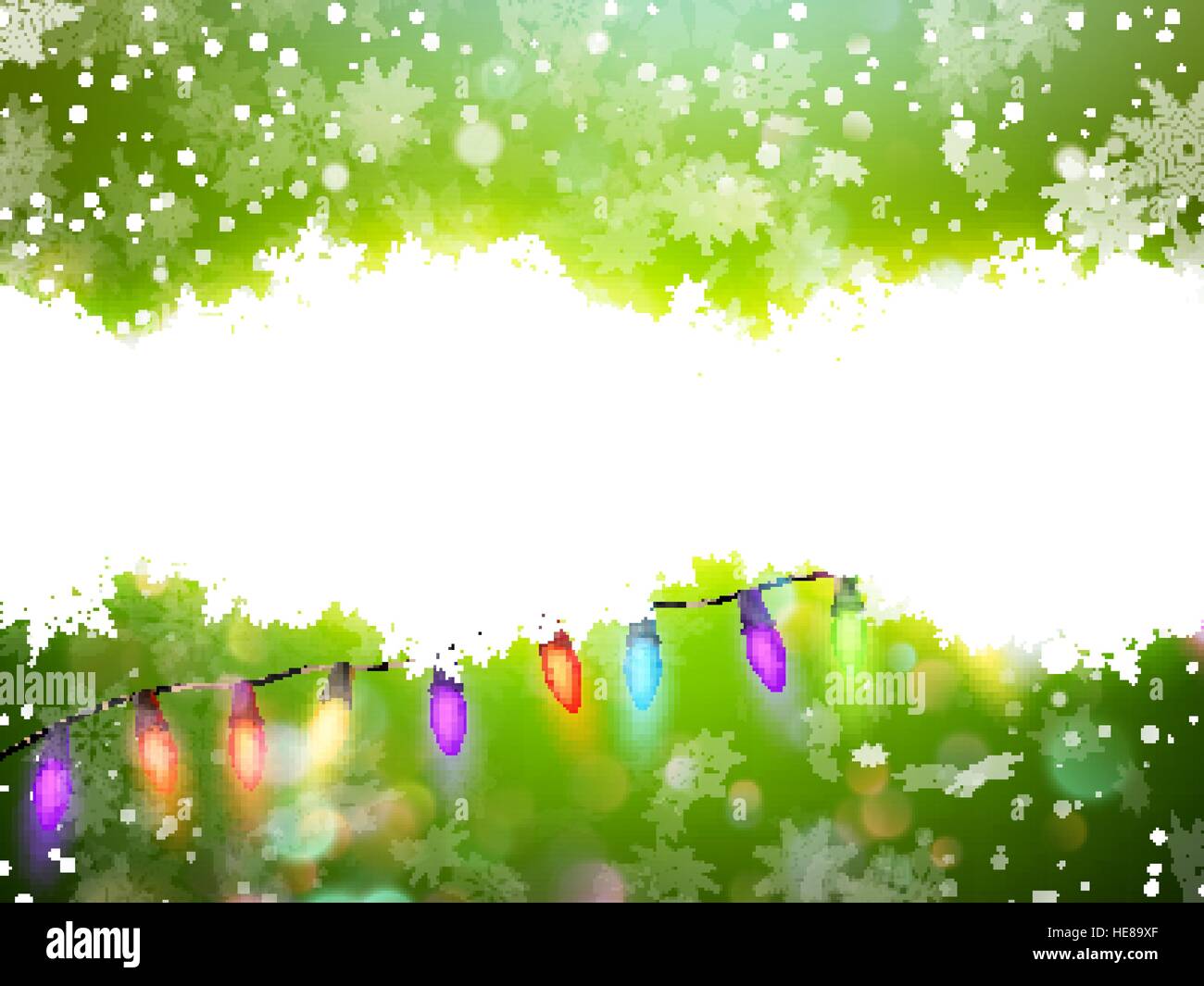 Green christmas wallpaper abstract Stock Vector Images - Alamy
