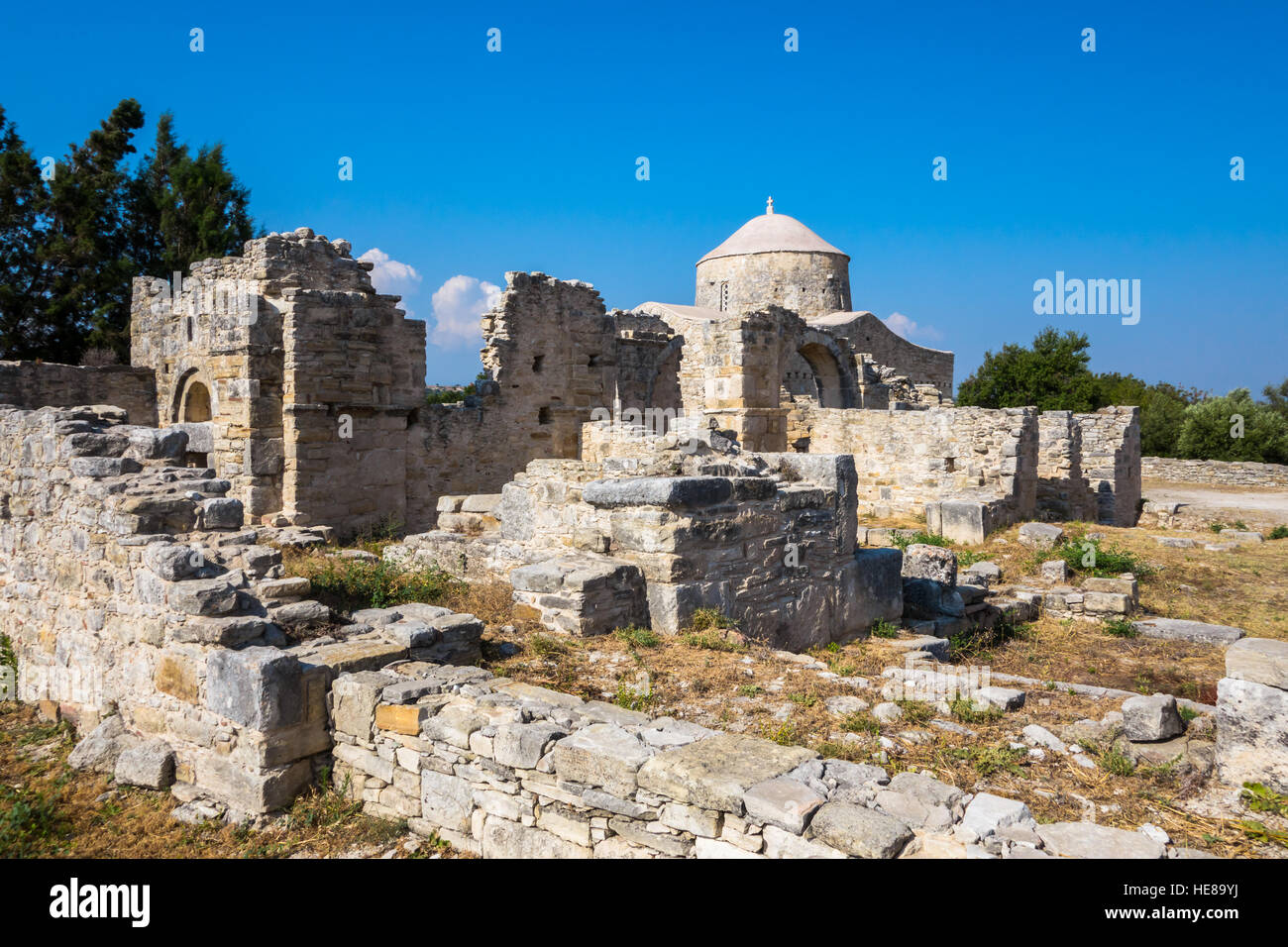The ruins of an Orthodox Christian monastery Stock Photo - Alamy