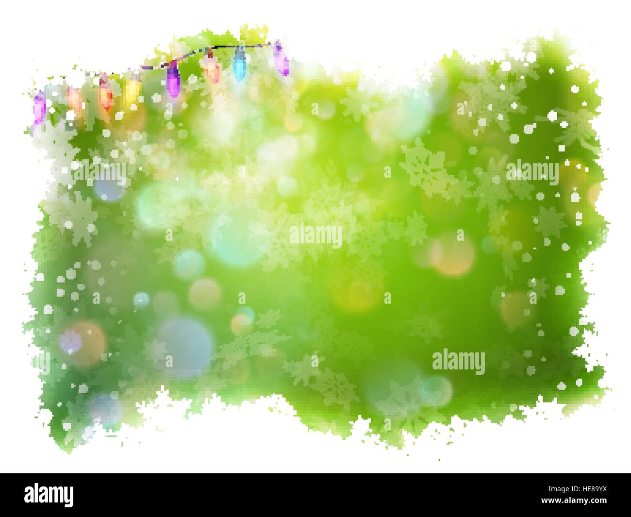 Green background frame Cut Out Stock Images & Pictures - Alamy